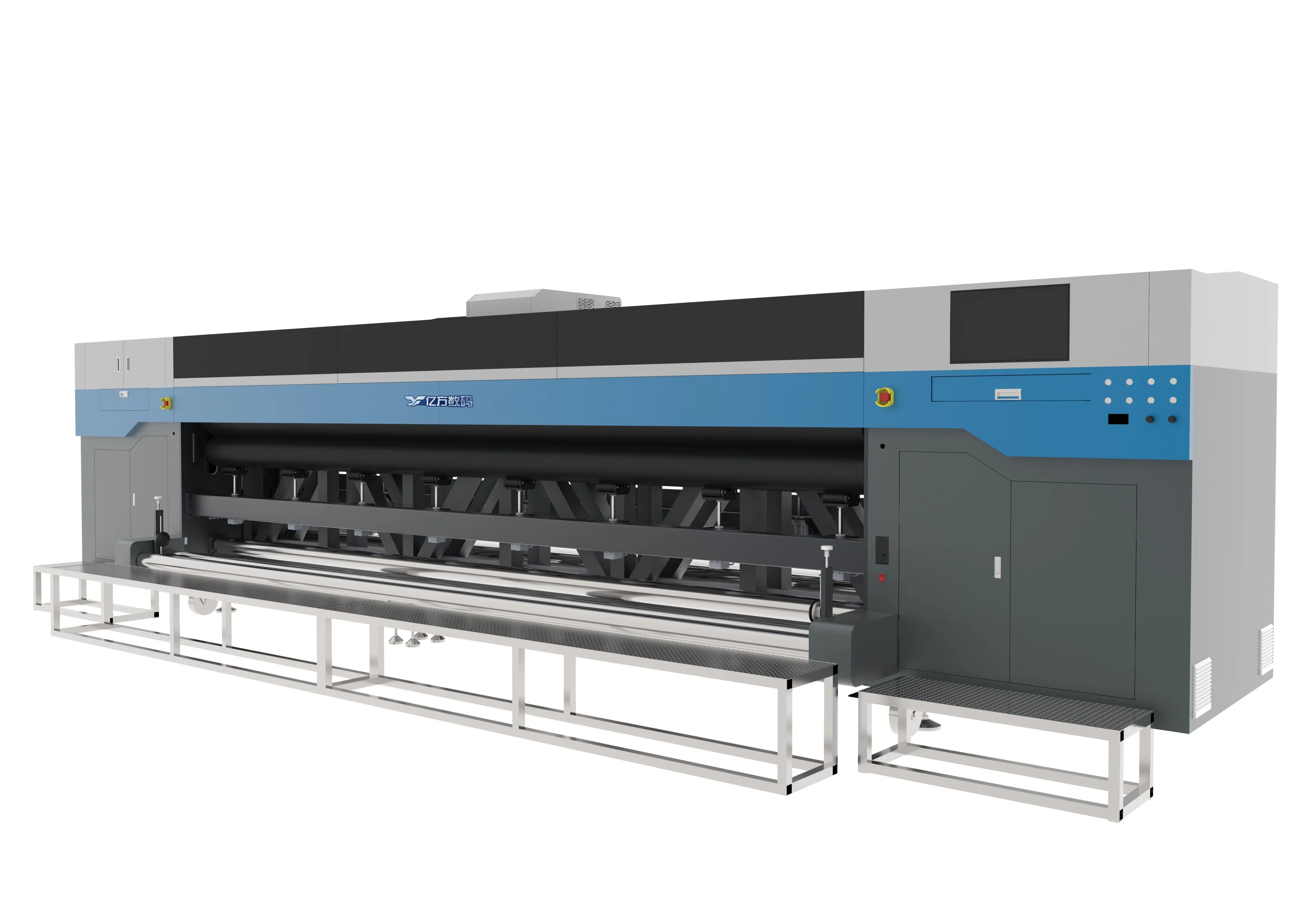 Uv Roll To Roll Printer For Wall Paper 5m Uv Printing For Soft Film ...