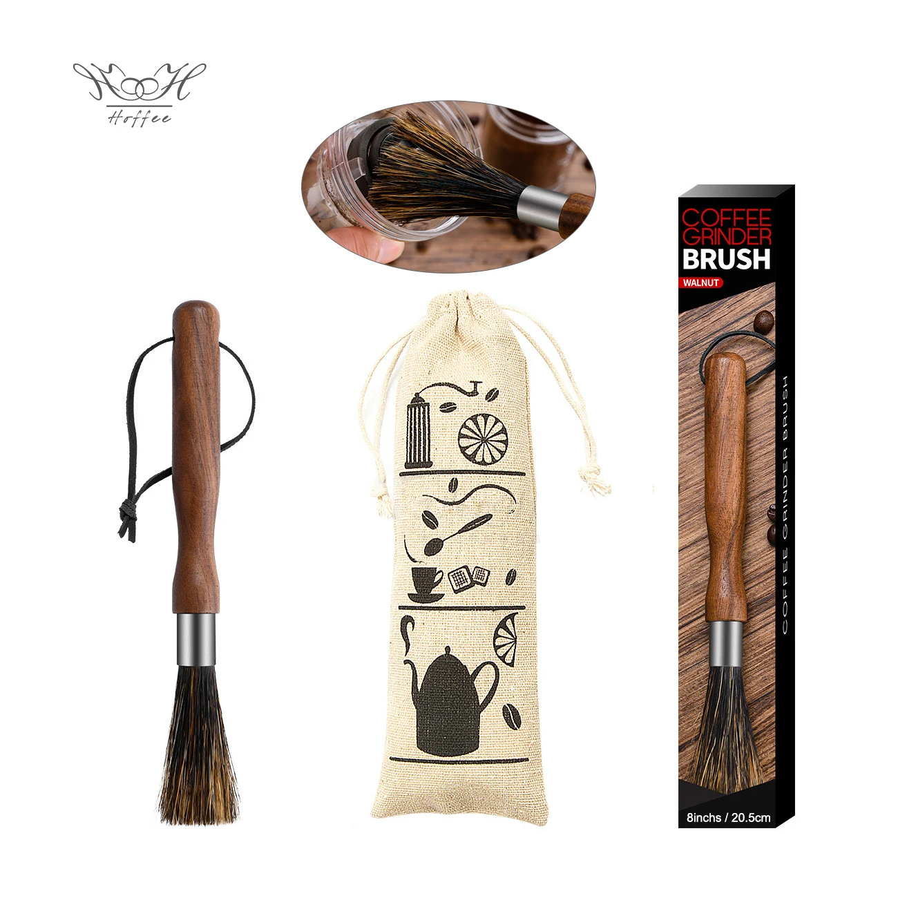 Professional Coffee Grinder Brush - Espresso Machine Cleaning