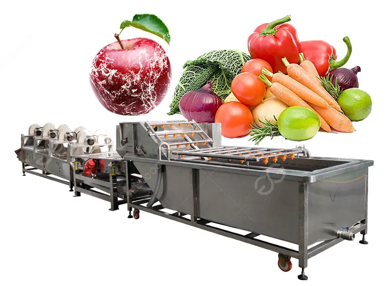 Efficient Apple Washing - GELGOOG Citrus Cleaning Machine