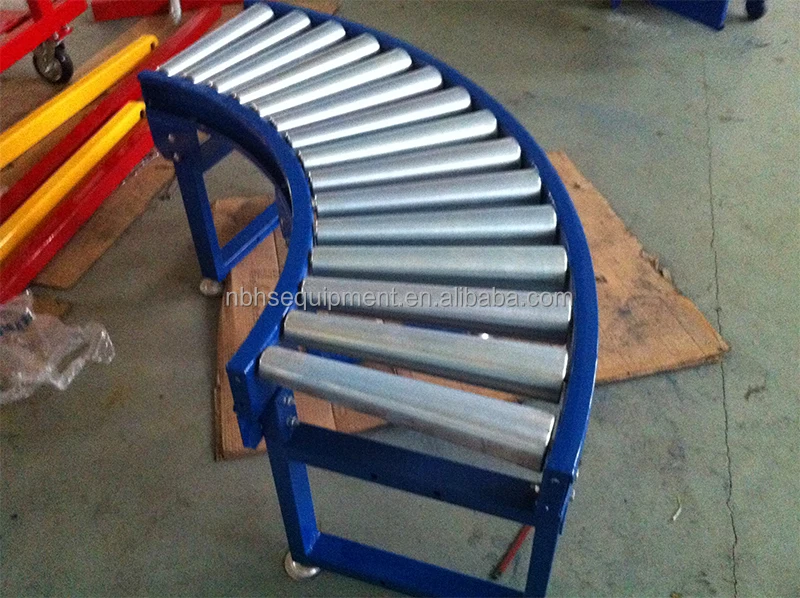 Industrial Gravity Movable Roller Tables Conveyor for 100kg Cartons ...