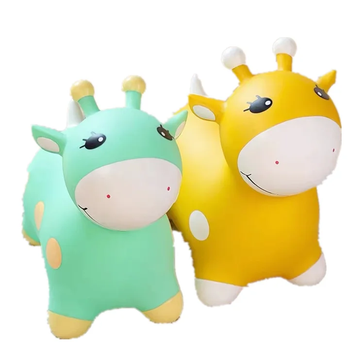 Cheap Inflatable Llama Rabbit Giraffe Cow Cute Animal Hopper Jumping ...