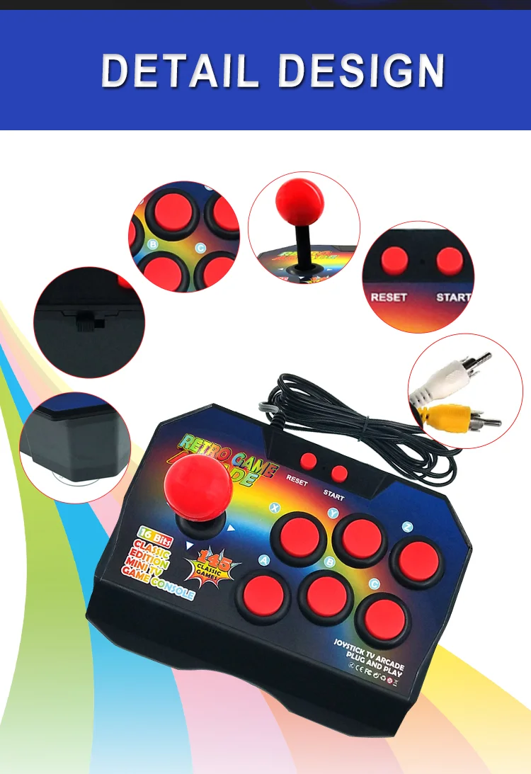 Private Mould 16 Bits Mini Video Retro Game Console Arcade Games ...