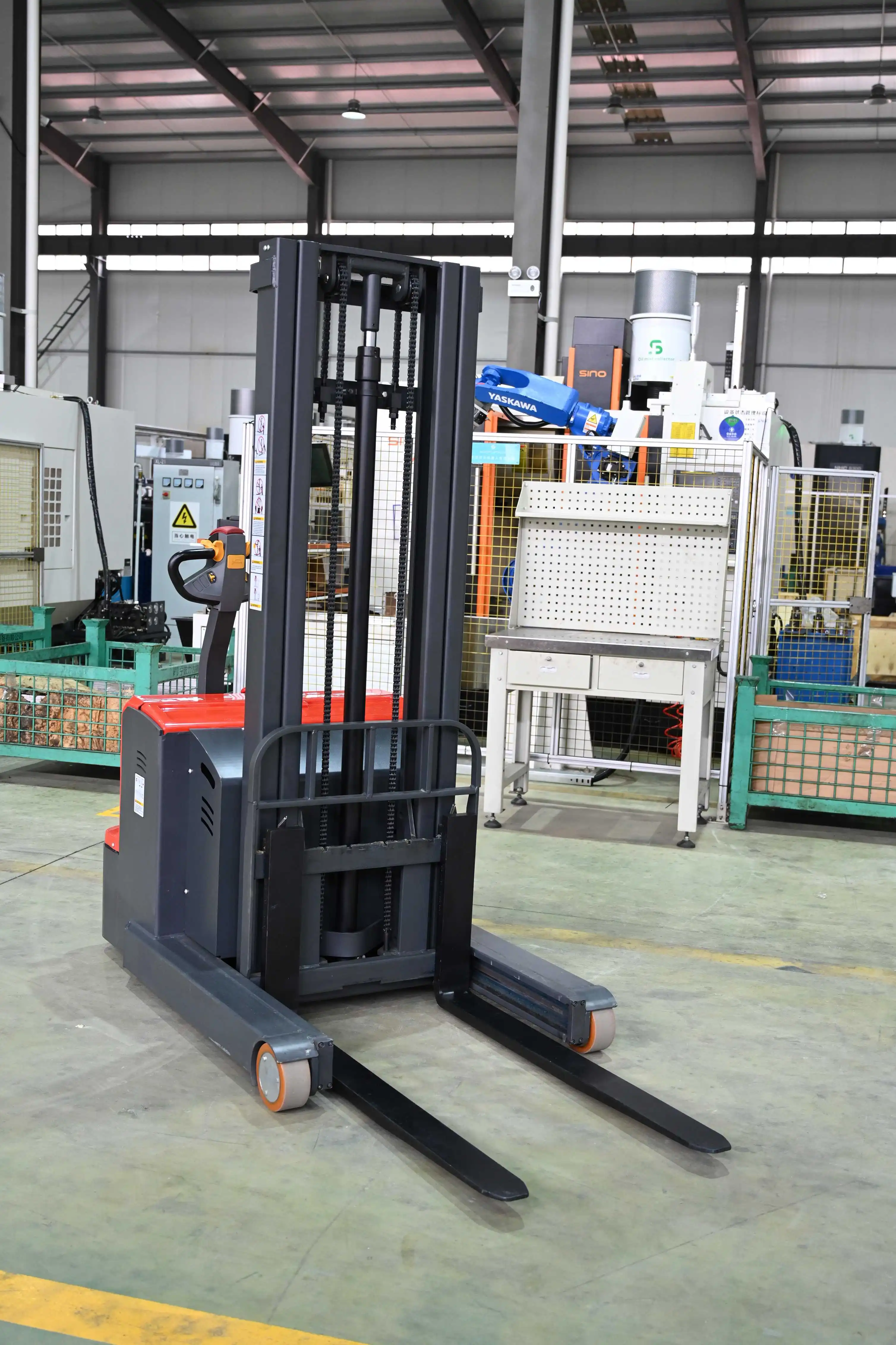 Everlift Lifting Full Electric Stackers Pallet Stacker Standing Type ...