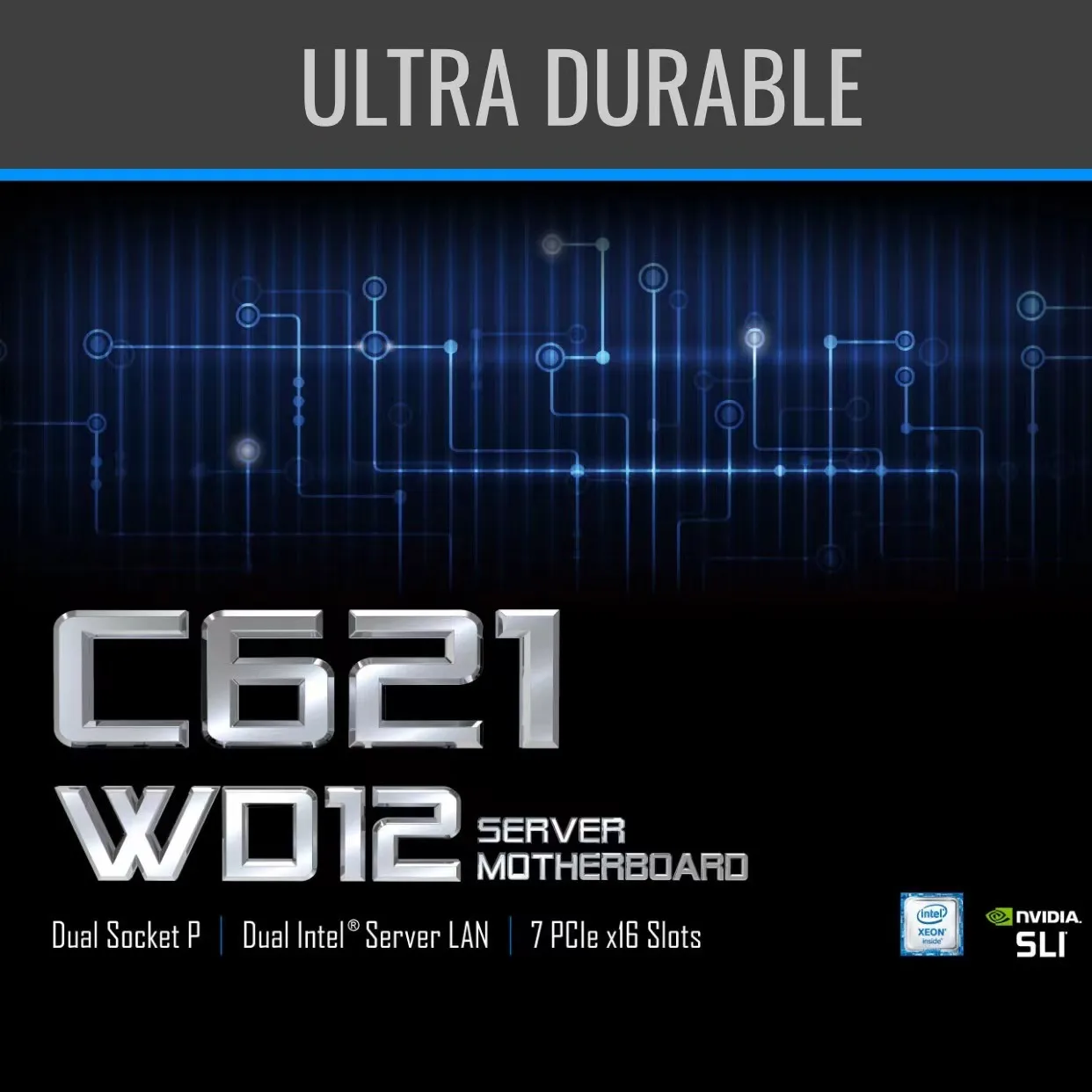 GIGABYTE C621-WD12-IPMI Motherboard for Deep Learning Servers