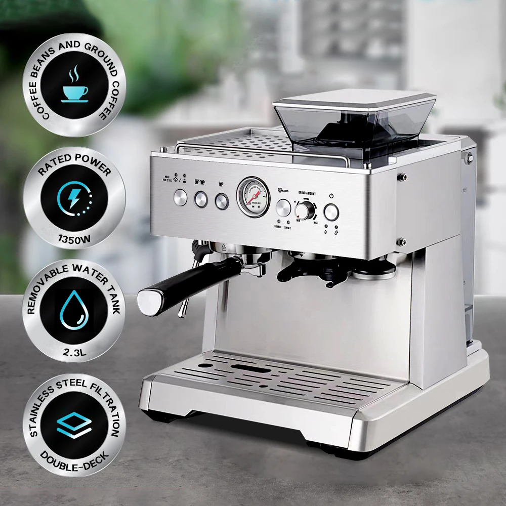 Custom Manual Semi Automatic Home Restaurant Espresso Machine