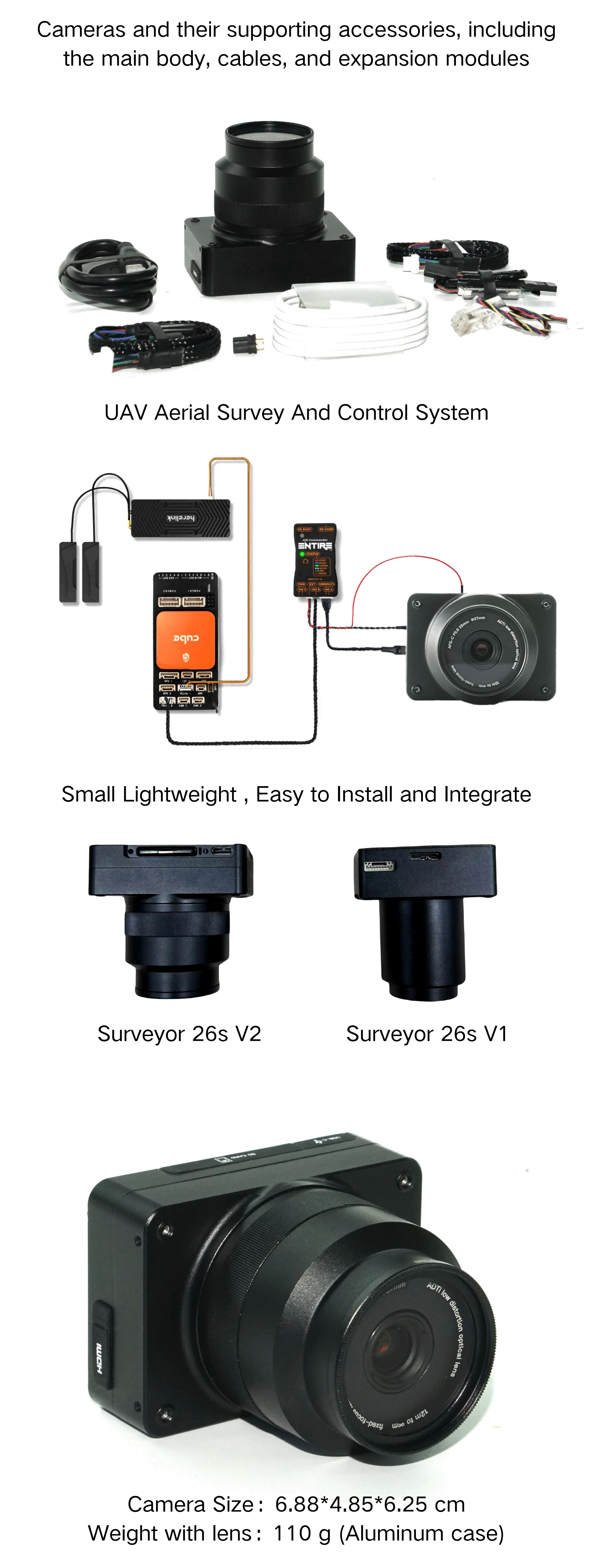 Yihang Surveyor 26S V1 25mm - High Precision Drone Camera