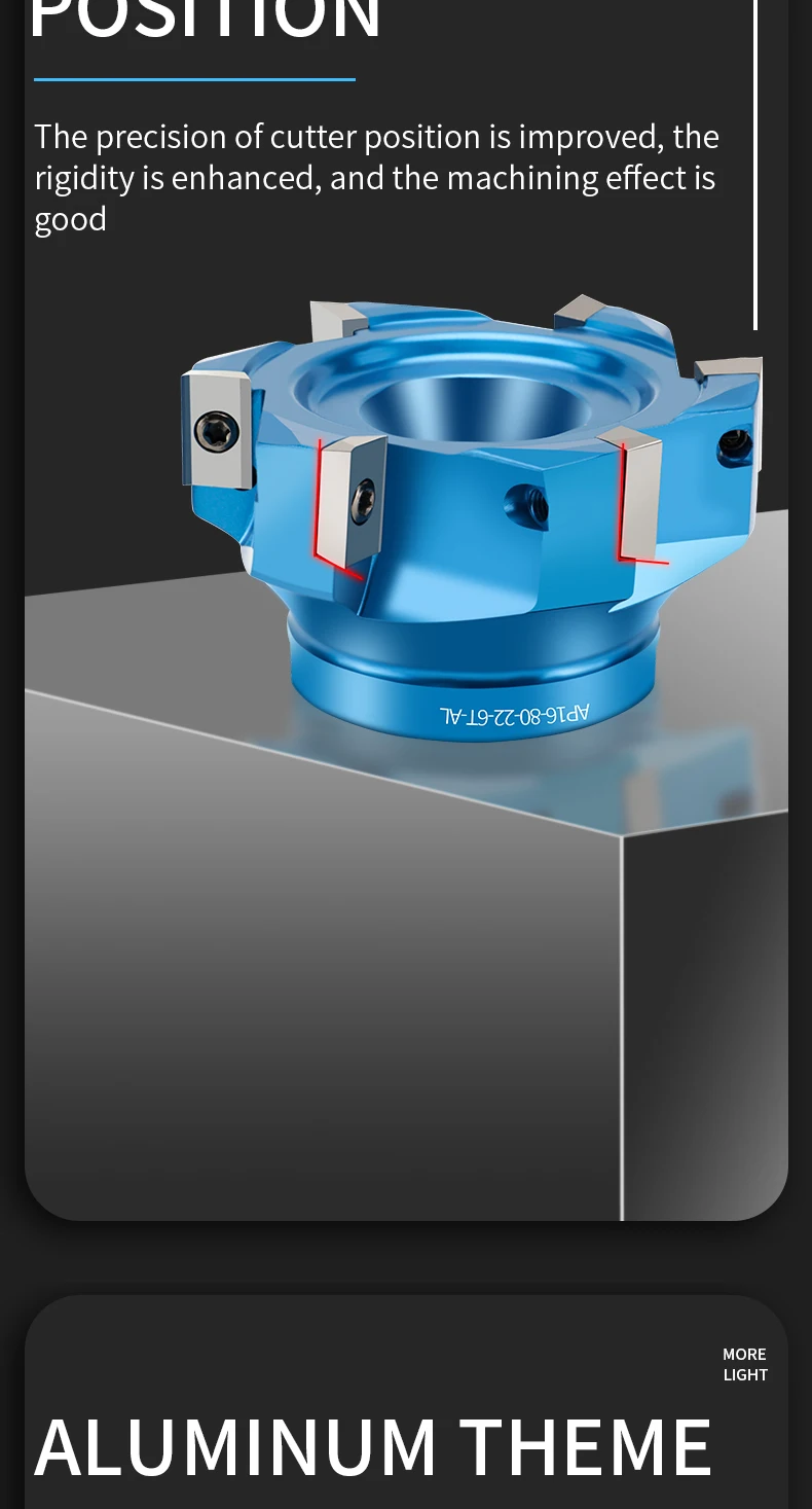 China Hot Sale Cnc Cutting Tools Indexbae Milling Face Mill Bap 400r ...