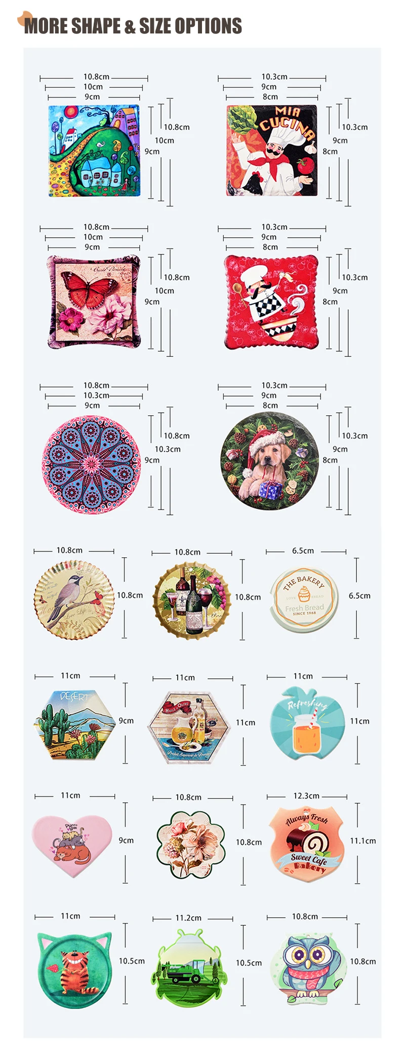 Diy Absorbent Ceramic Car Coaster With Notch Sublimation Blank Printing Custom Ceramic Coasters ...