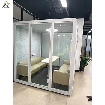 Portable Soundproof Booth Quiet Booths Soundproof Workplace Space Pod Booth Soundproof Acoustic ...