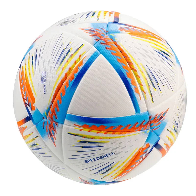 Germany Pu Leather Match Soccer Ball With Logo Bulk Nylon Wound Soccer ...