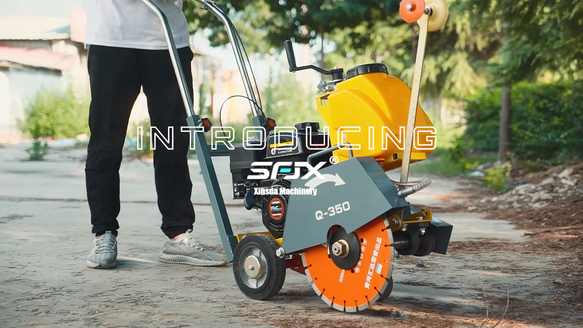 Small 350mm Handheld Gasoline Concrete Road Groove Cutter - Buy Small ...