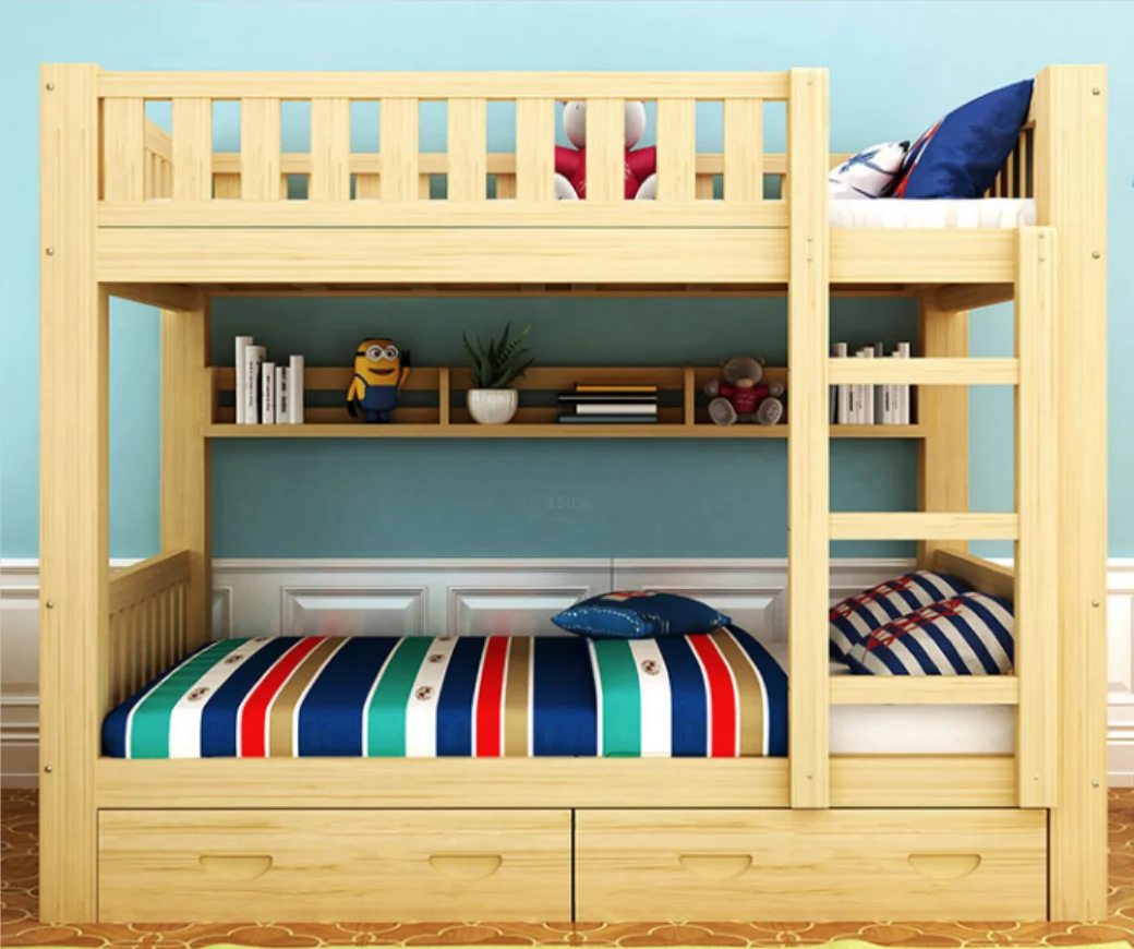 Multifunctional Double Bed - Children's High and Low Bed