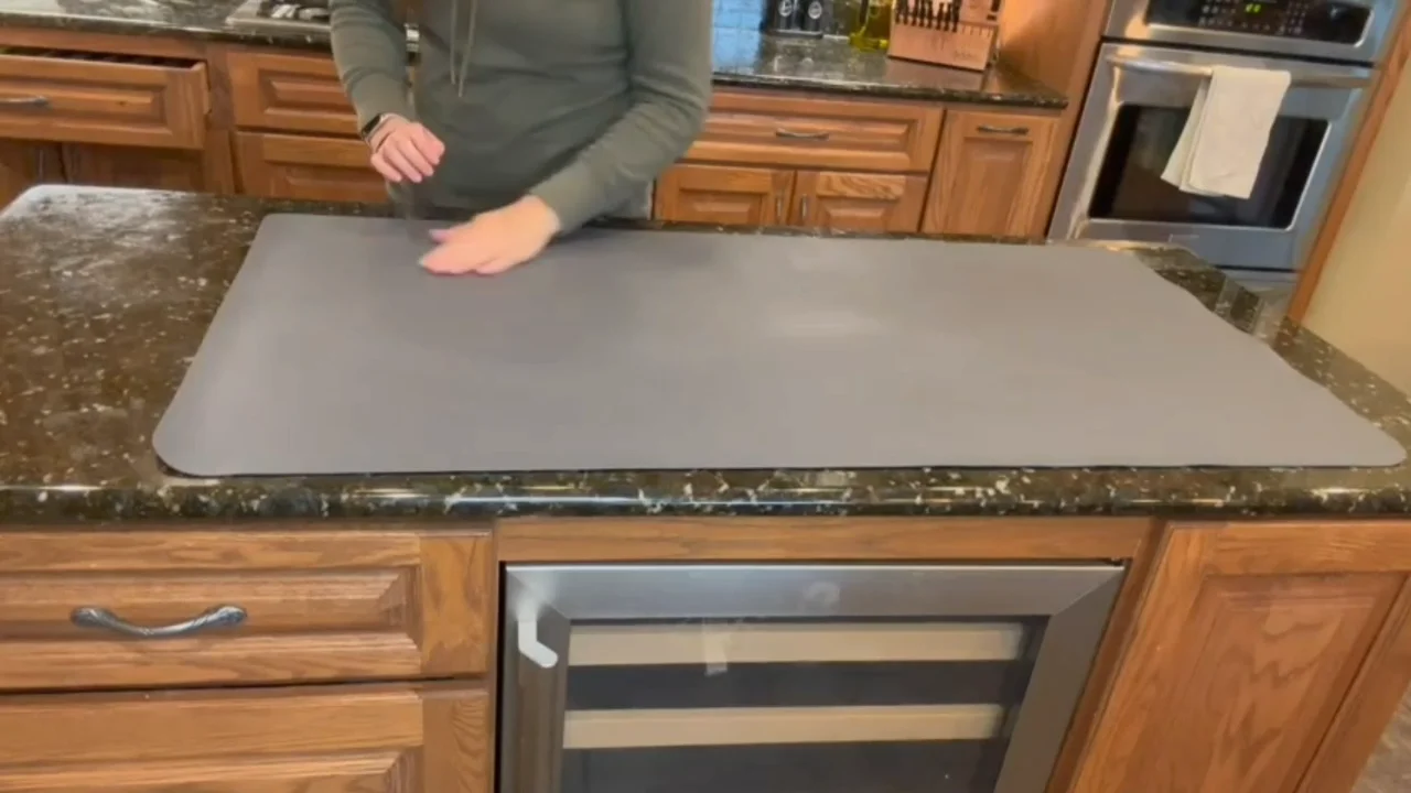 Extra Large And Thick Silicone Countertop Mat Multi-scenario Use ...