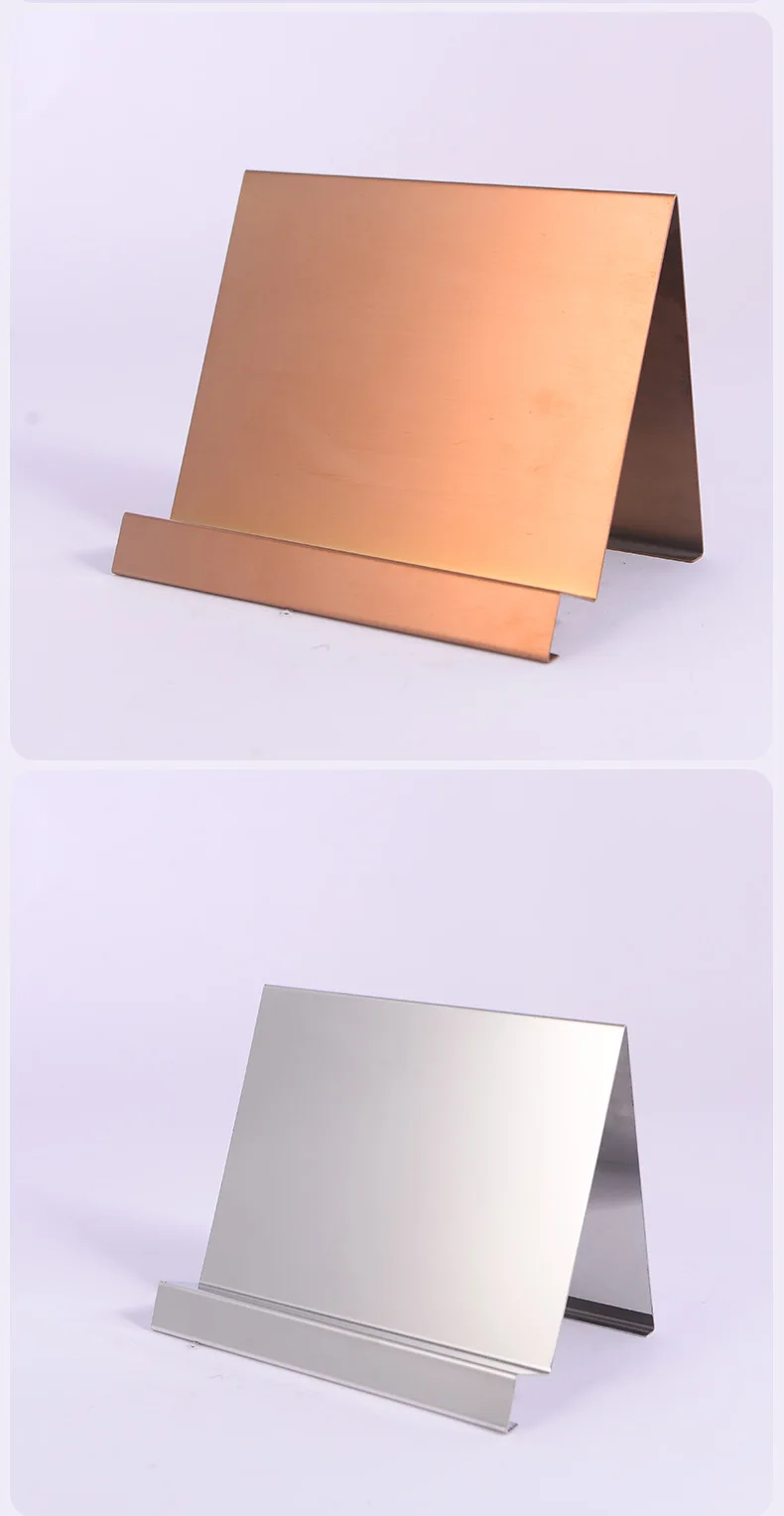 Wholesale Counter Top Metal Stainless Steel Single Layer Silver Wallet ...