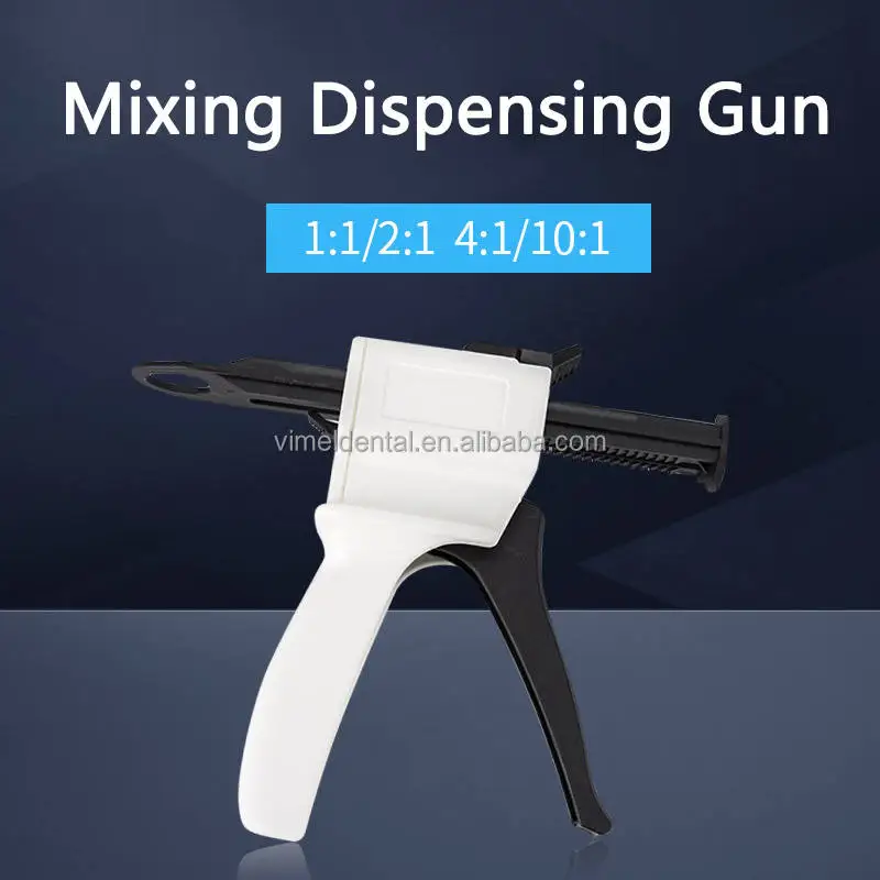 Dental Impression Mixing Dispensing Gun - Universal 1:1/1:2