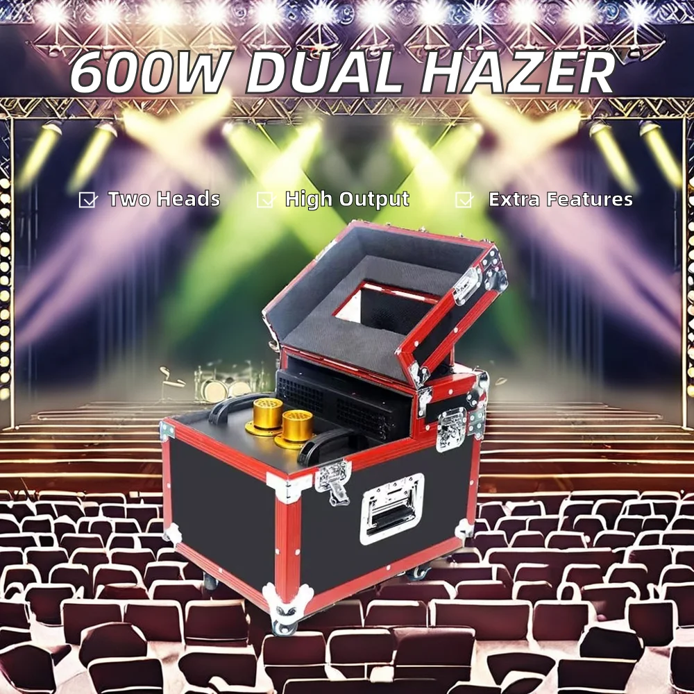 Professional Dual Double-Headed Haze Machine Stage Equipment Fogging ...