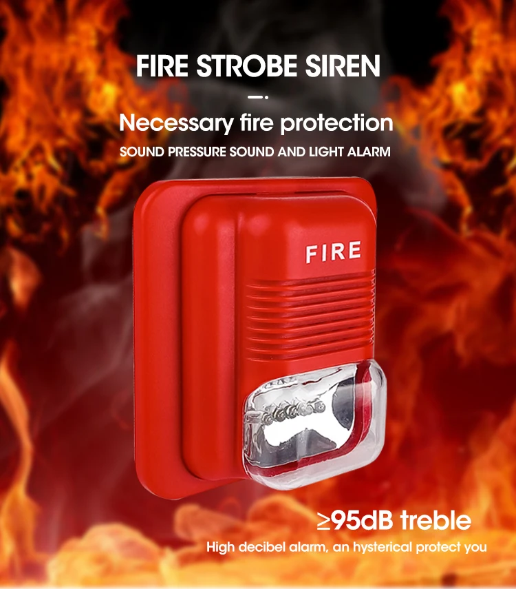 Fire Alarm System Fire Strobe Siren 12v With Led Light - Buy Fire Siren fire Strobe Siren fire ...