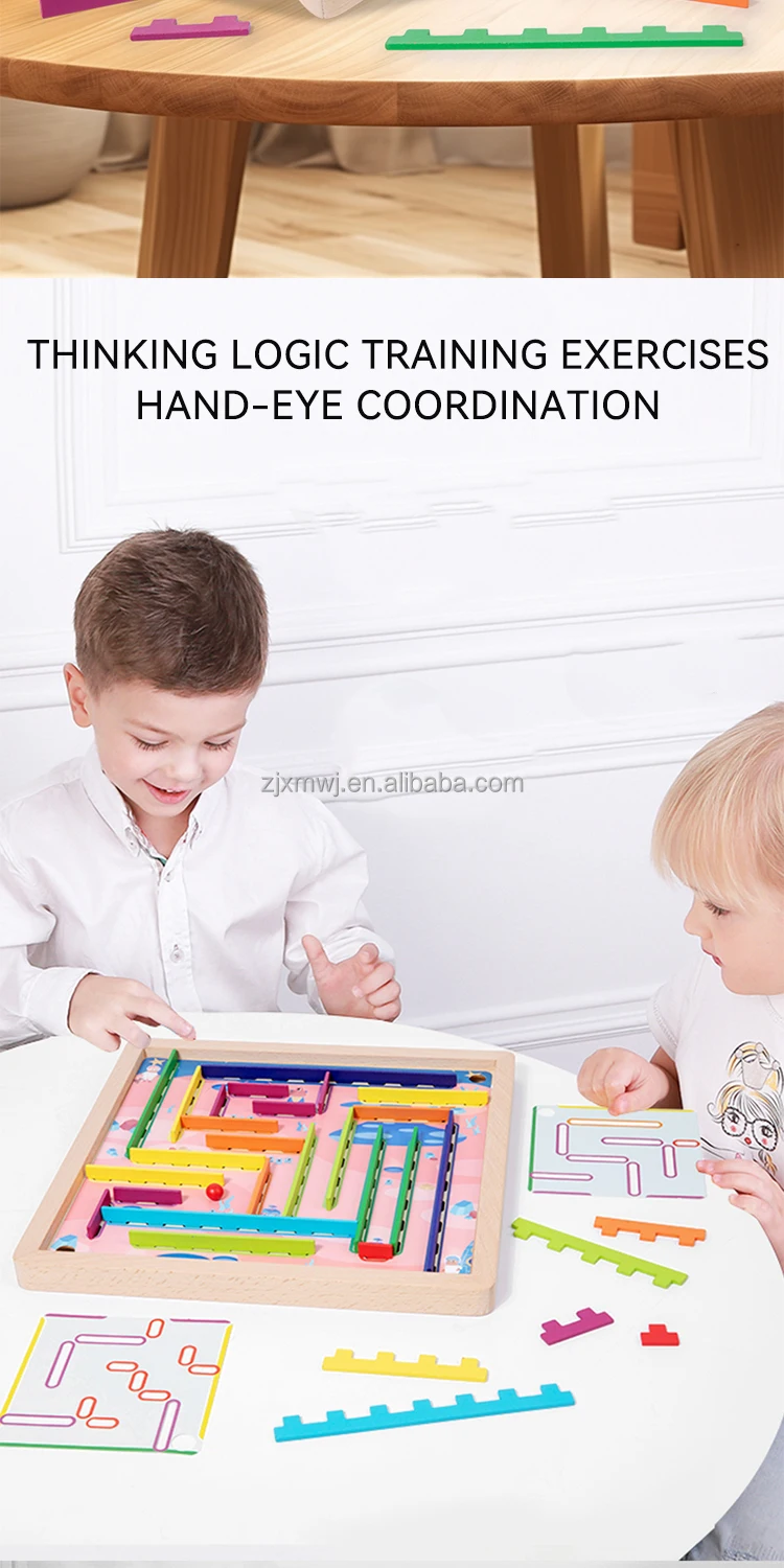 Early Educational Kid Logical Thinking Exercise Other Montessori Toy ...