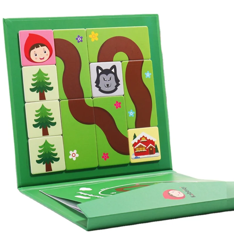 Little Red Riding Hood and Grey Wolf Puzzles Fun and Educational ...