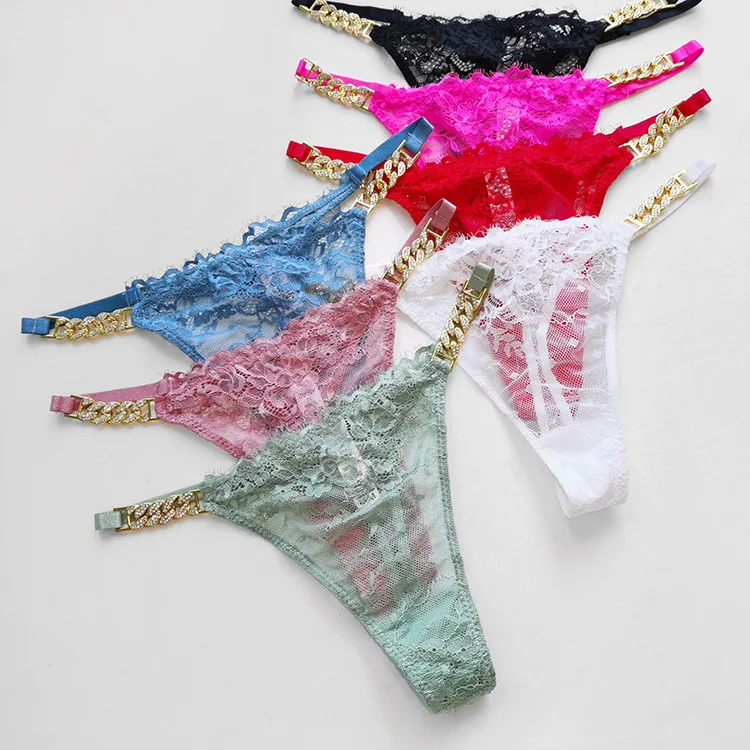 Women Lace Underwear Women Panties Thong Low Waist Sexy Secret ...