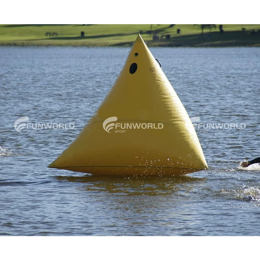 Inflatable Triangle Air Buoys - Durable Floating Barriers