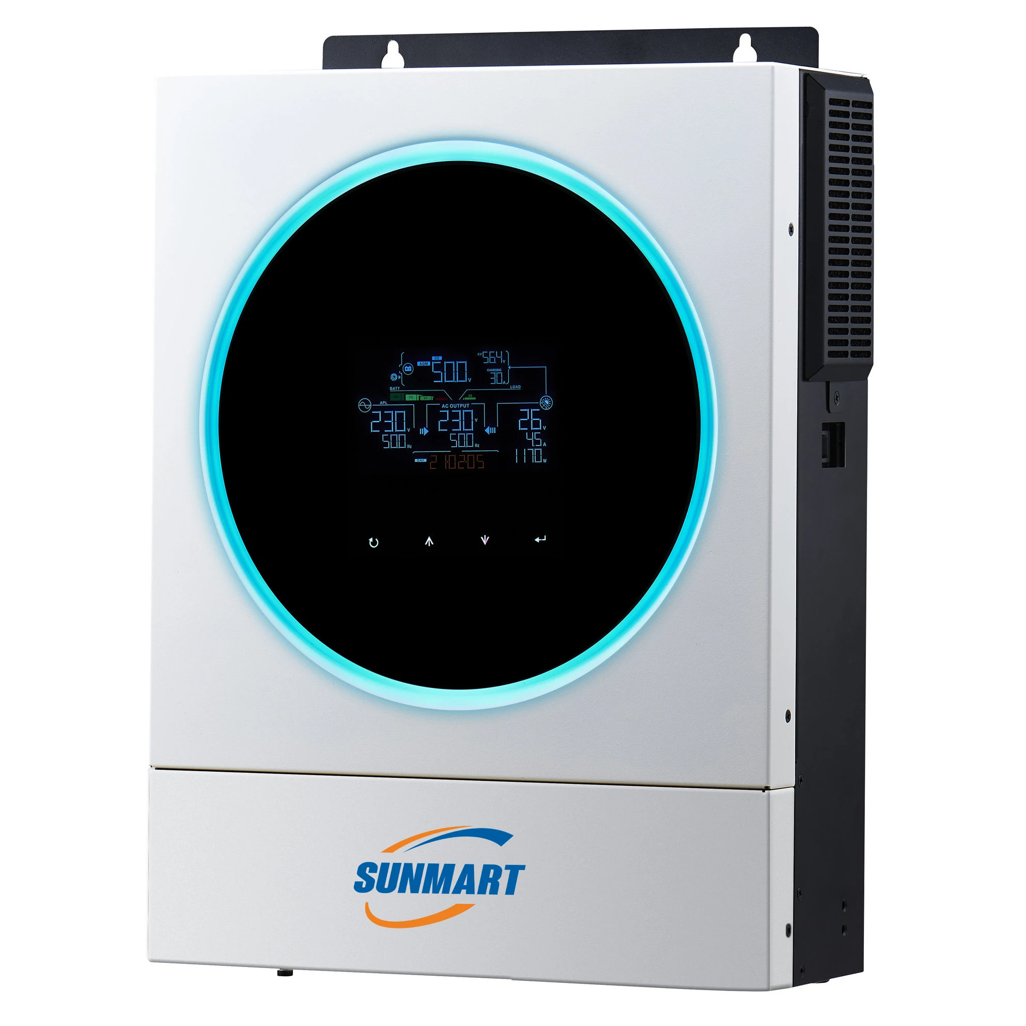 SUNMART Inverter 12v 24V 48V Hybrid Inverter 4KW 6KW Built-in Wifi ...
