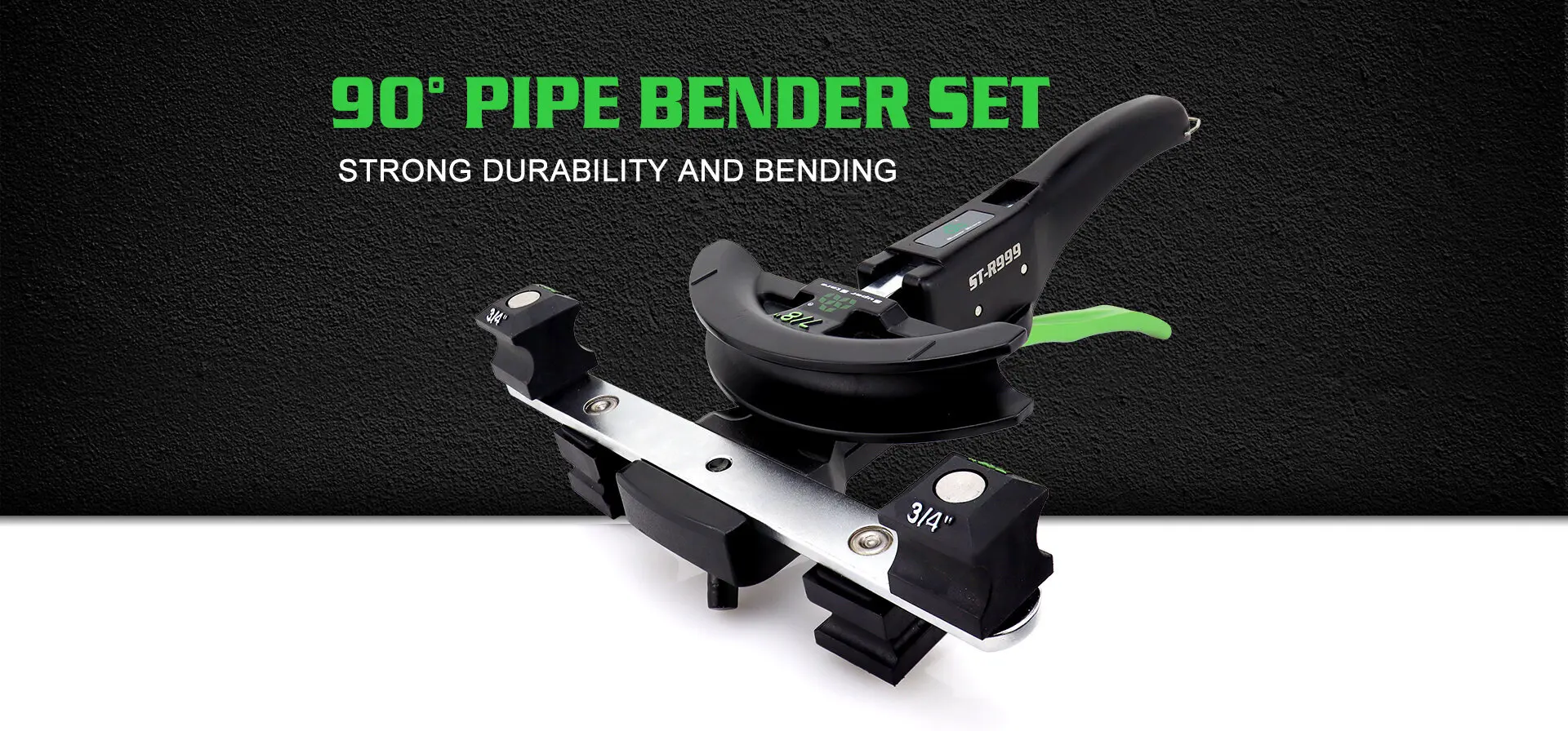 90° Bend Tubing Bender Kit - HVAC Ratchet Tool Set