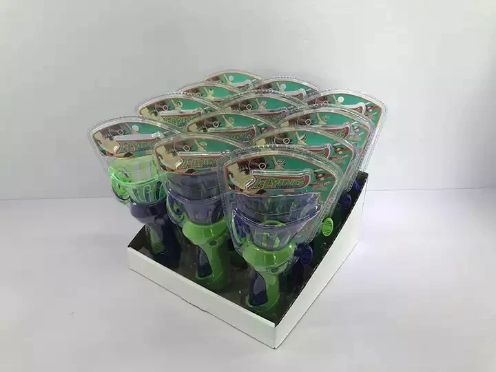 Flying Disc Launcher with Catch Net - STEM Toy for Kids