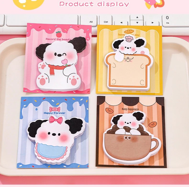 New Arrivals Papeleria Cute Dog Sticky Notes Kawaii Sticky Notes ...