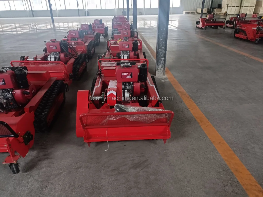 Mini Farm RC Home Robotic Flail Diesel Grass Cutter Tractor