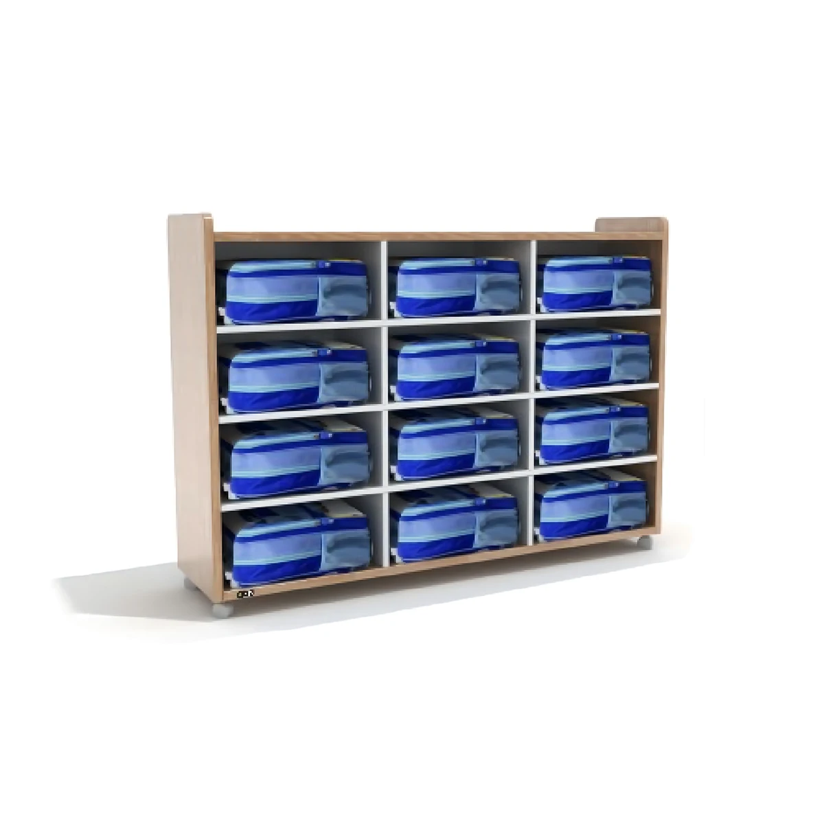 School Bag Cabinet Toddler Coat Locker Backpack And Cubby Storage ...