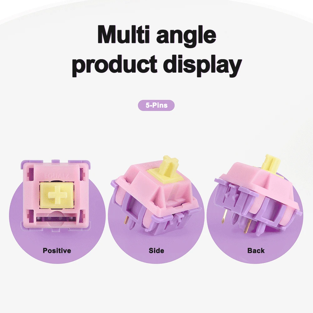 Banana Split Keycaps - Equalz Mechanical Keyboard Switches