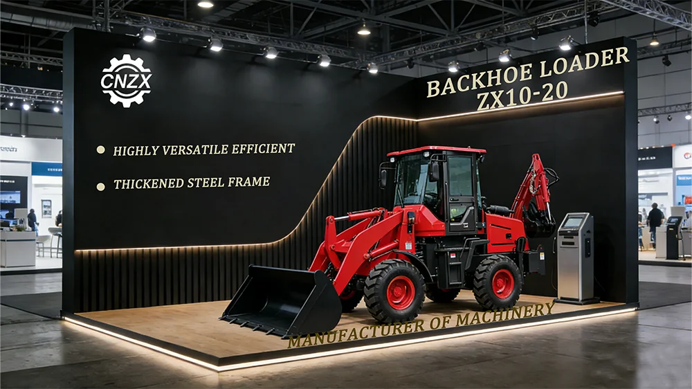 China's Best-selling Backhoe Loader ZX10-20 Compact 4X4 Backhoe with ...
