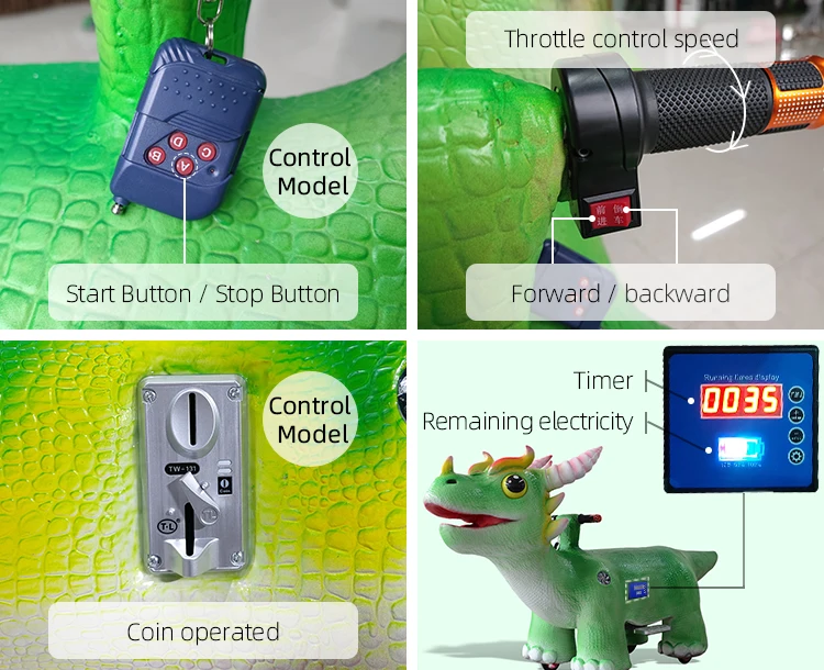 Motorized Dinosaur Ride-on Car For Kids - Customizable Oem/odm