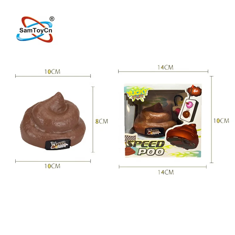 Samtoy Halloween Simulation Electric Funny RC Poo Speed Remote Control ...
