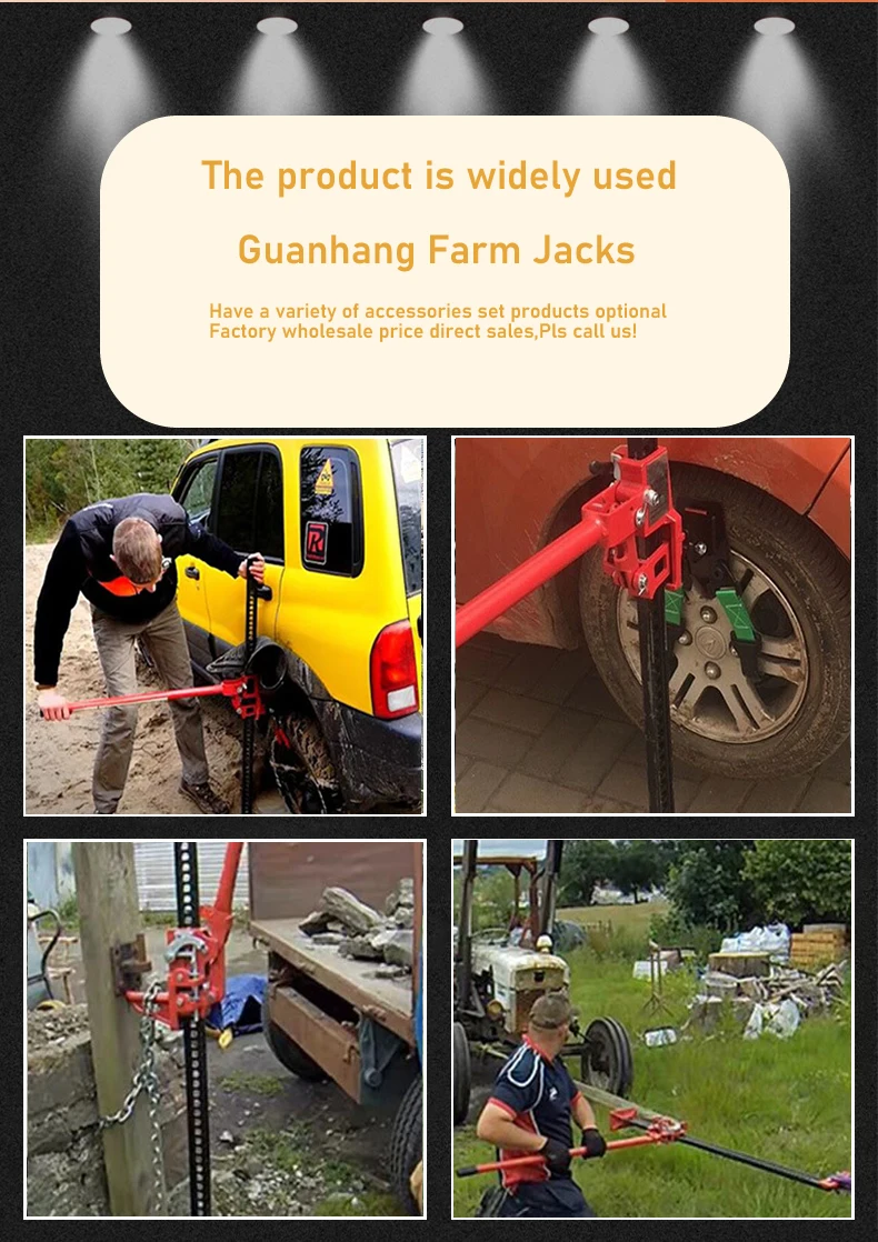 3 Ton Steel Farm Jack - Reliable Mechanical Lifting Solutions