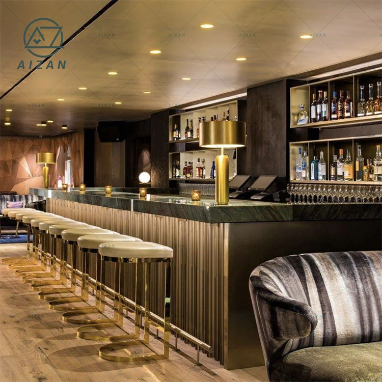 Modern Hotel Furniture - Luxury Bar Counter Design