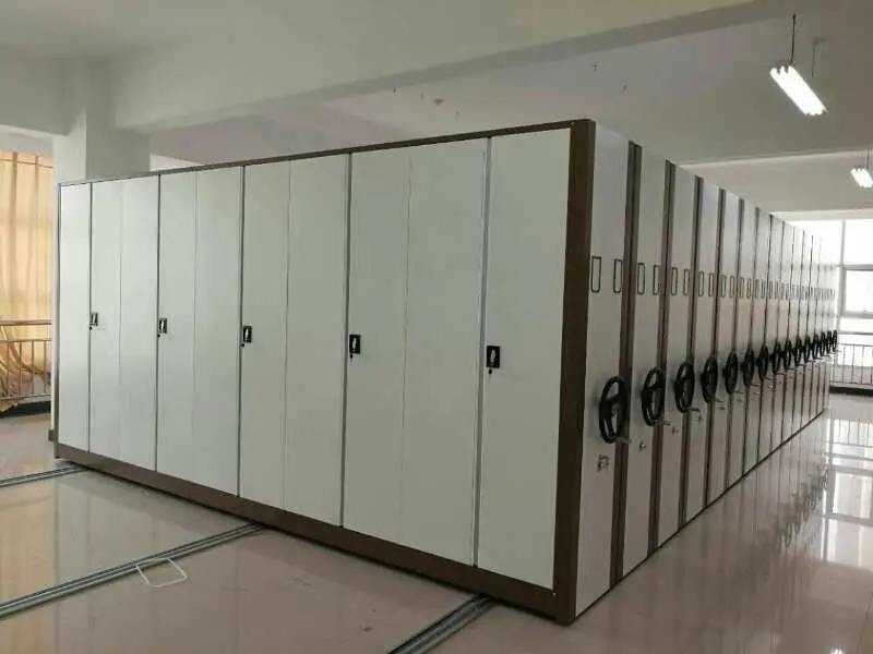 Library Steel Sliding Shelf Cabinet - Mobile Storage for Bulk Filing in ...