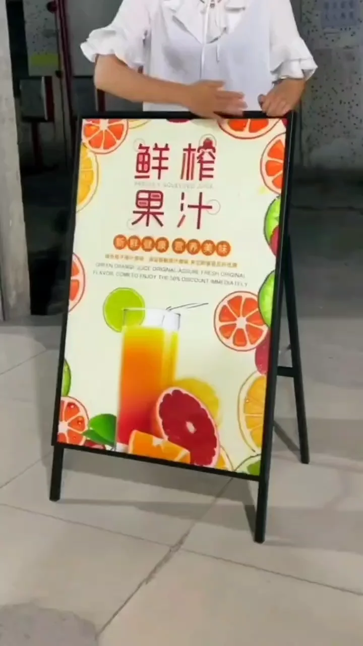 Custom Size Fast Food Cafe Menu Board Display Led Illuminated Menu ...