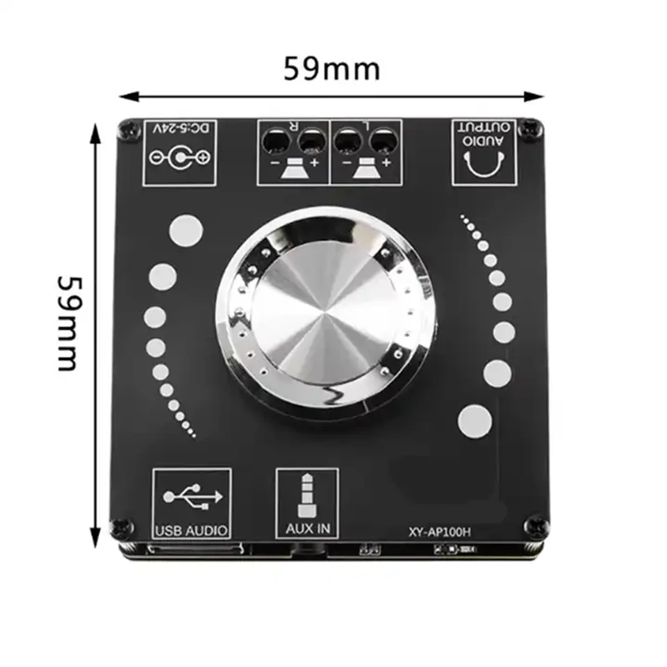 Module XY-AP100H - 100W+100W Dual TPA3116D2 Audio Amplifier