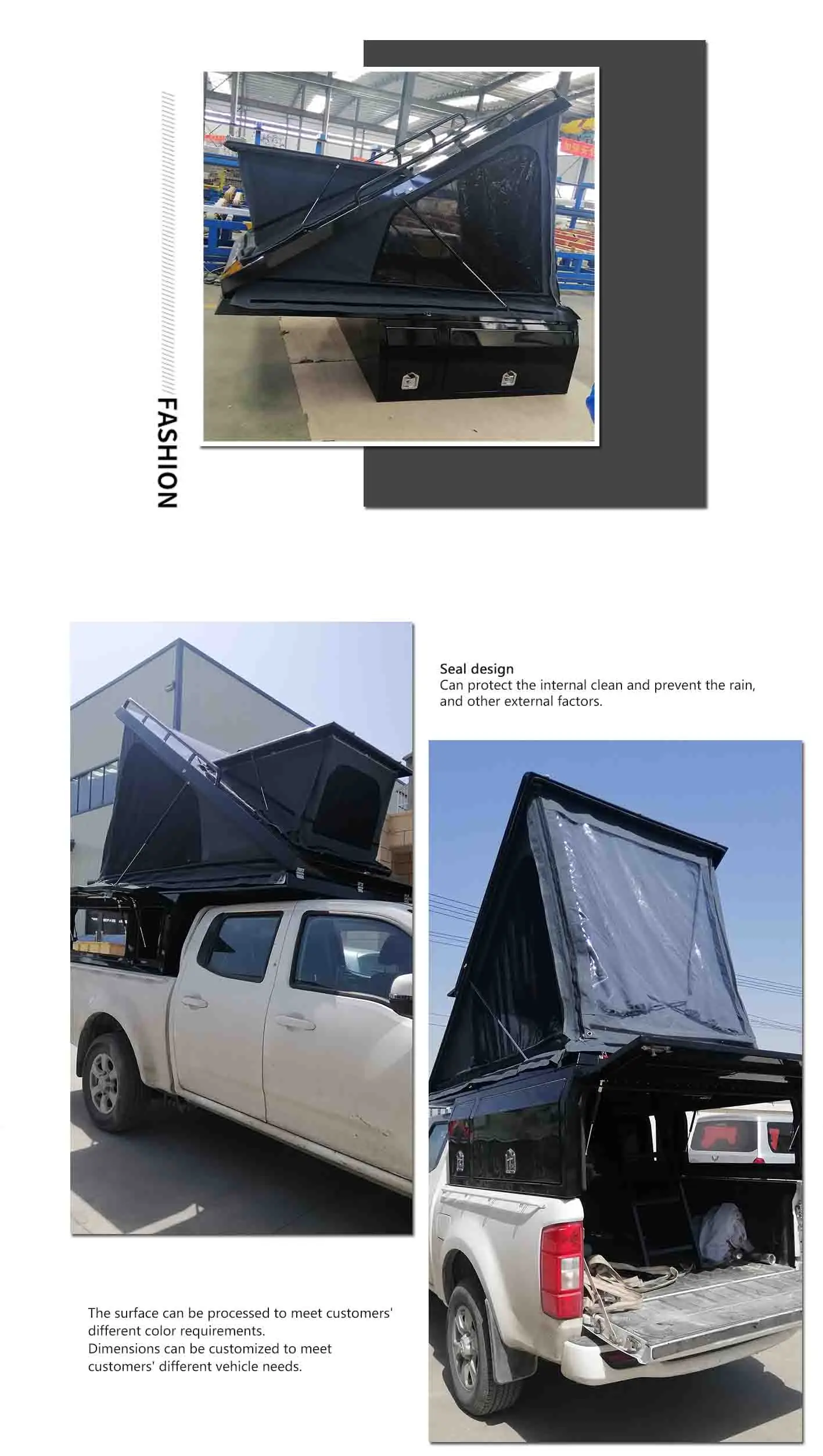 Truck Camper Ute Canopy Storage Box - Lightweight Aluminum