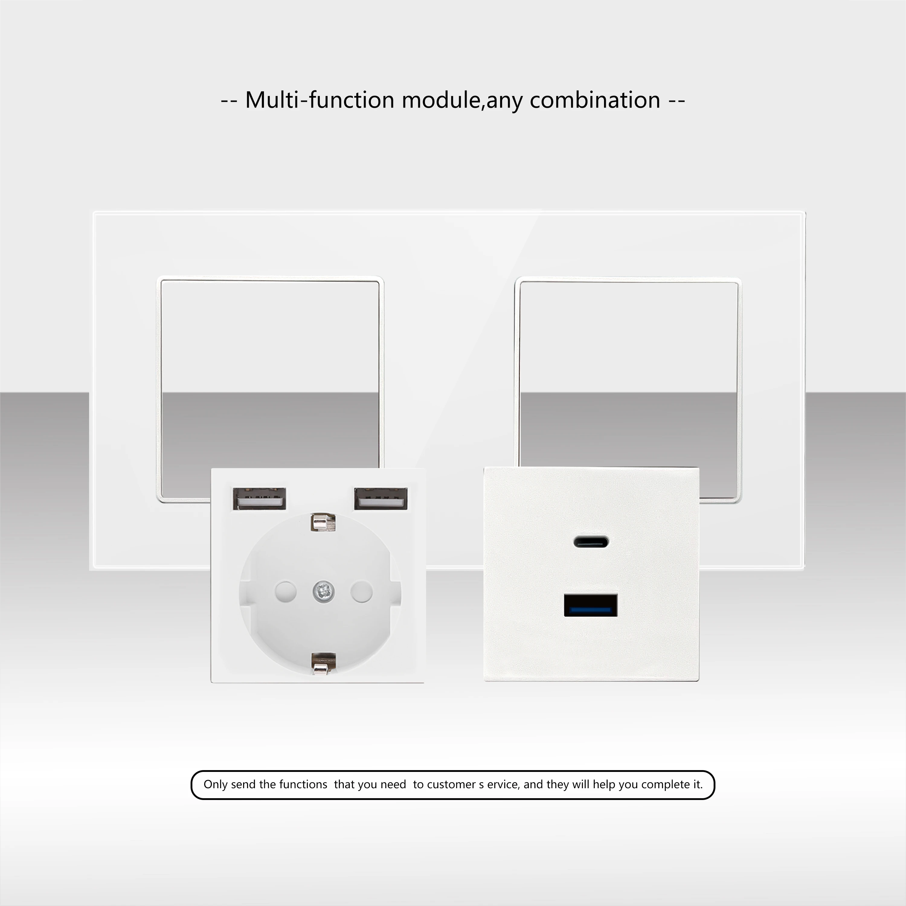 Traditional Switch Socket Wall Socket Type-c + Usb Socket Zhejiang ...