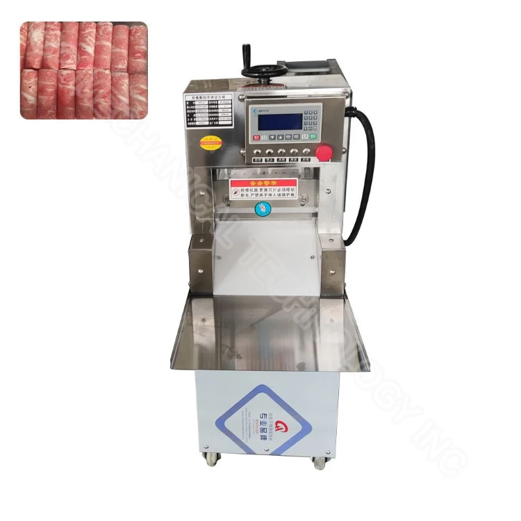 Freezing Fat Mutton Roll High Quality Automatic Electric Beef Slicer ...