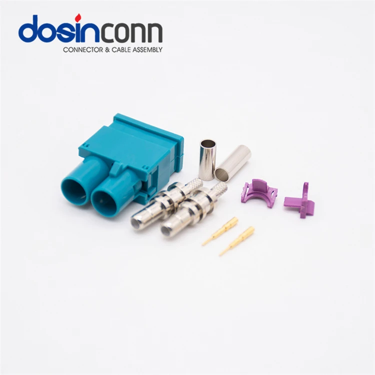 Fakra Z Type With Smb Female Connector Dual Model For Rg174 Rg58 Rg316 ...