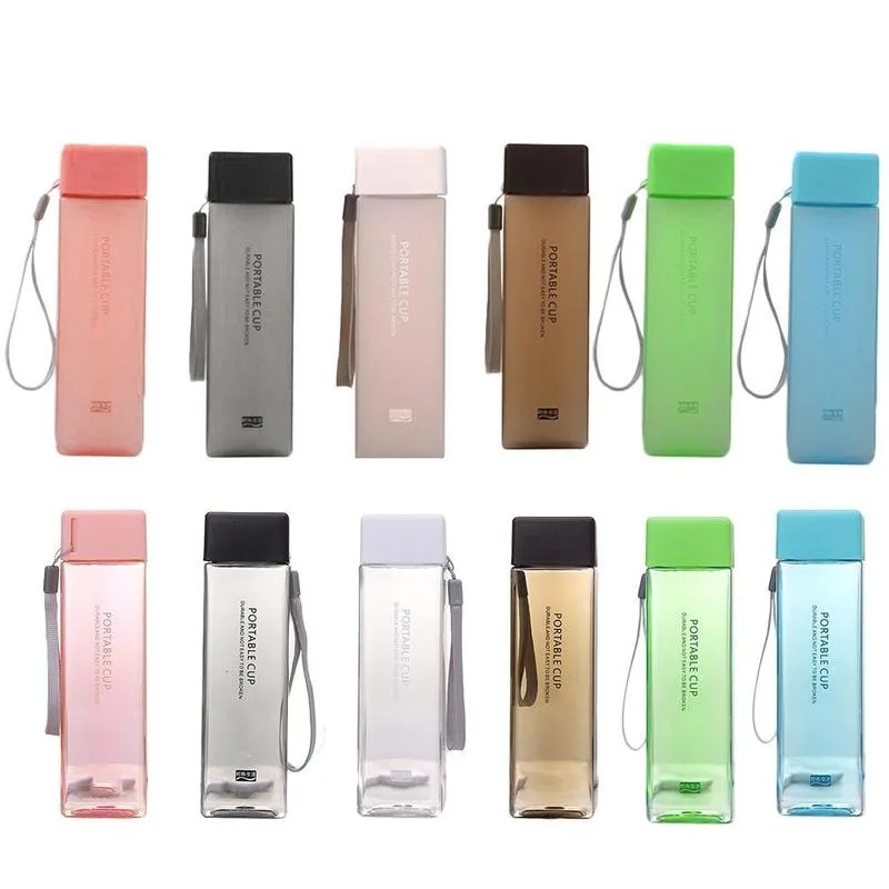 430ml Square Shaped Water Bottle - Sustainable & Durable