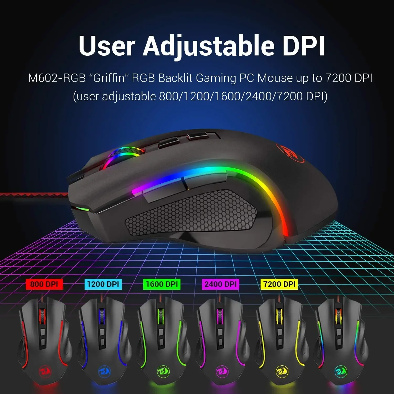 Redragon Keyboard Mouse Set K552-rgb-ba Mechanical Gaming Keyboard And ...