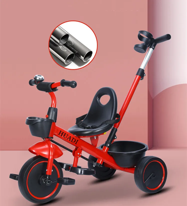 1-6 Years Children Trike Tricycle 2 In 1 Stroller Pram Bike Rickshaw ...
