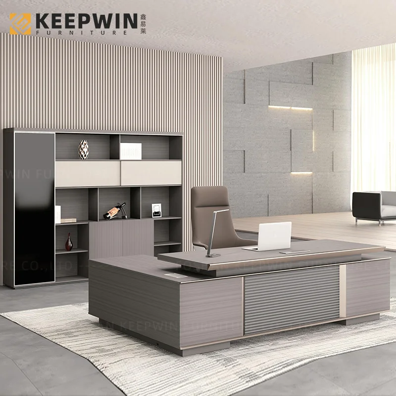 Modern L Shape Managing Director CEO Office Furniture Desk Executive ...
