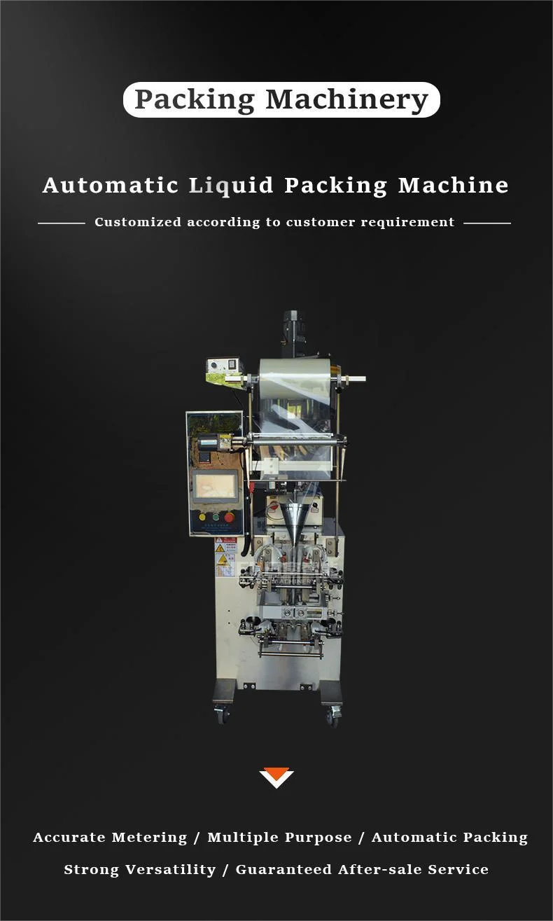 Full Automatic Vertical Liquid Sachet Filling Packaging Machine to Pack ...