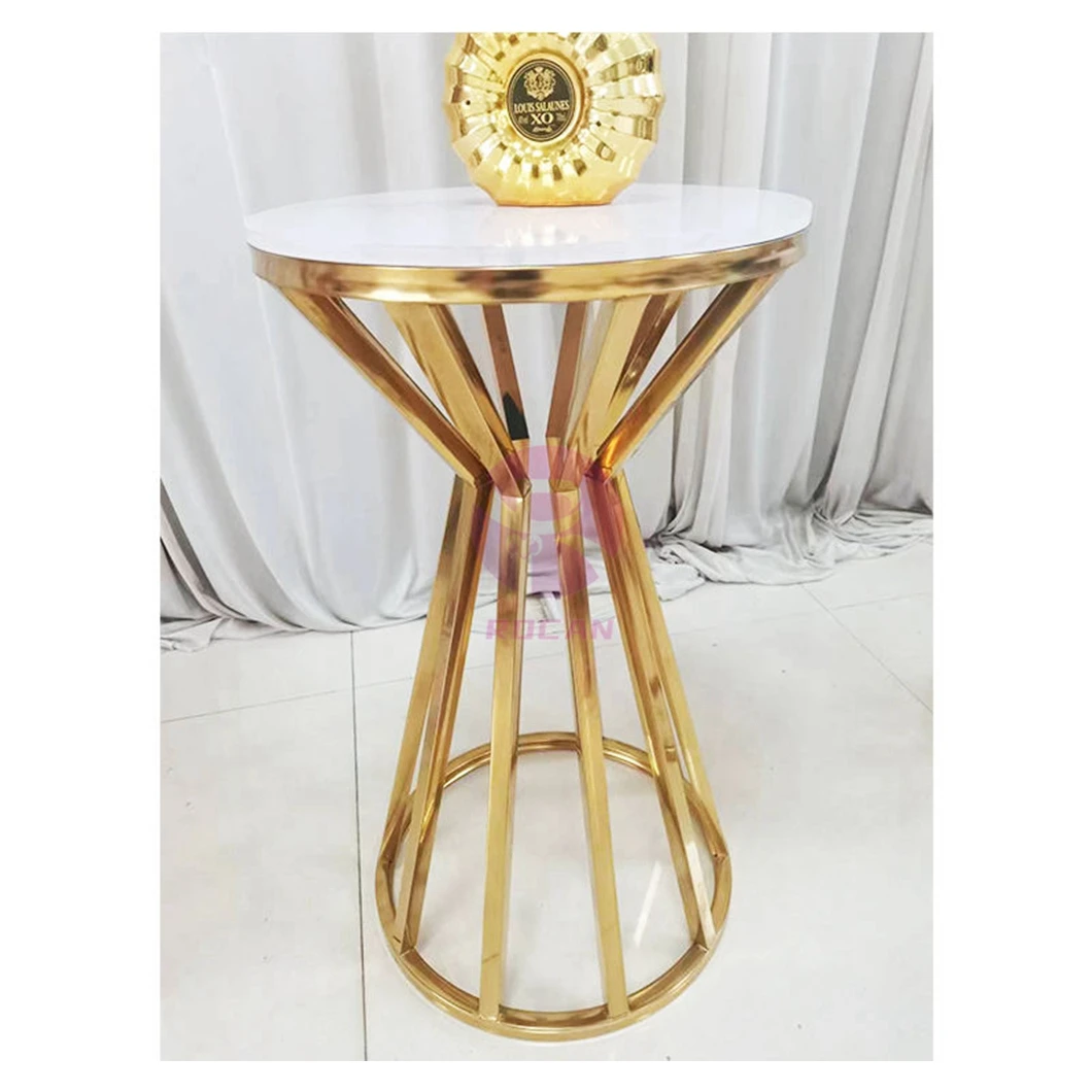 White Top Gold Cinderella Stand Pedestal Set for Wedding Cakes